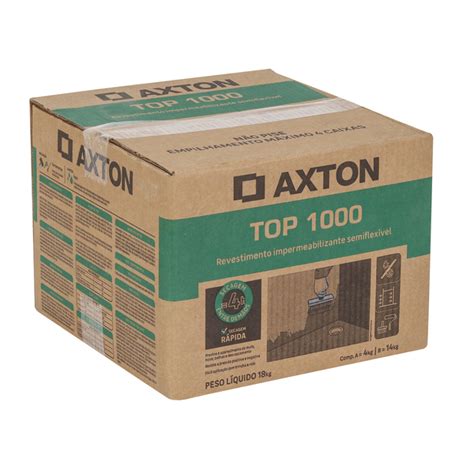 Argamassa Polimérica Impermeabilizante Semiflexível Axton Top 1000 18kg