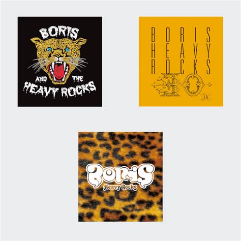 “boris Heavy Rocks 2022” Sticker Set Borisheavyrocks