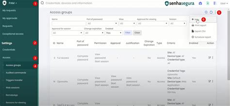 How To Create A New Access Group In Senhasegura Pam Core