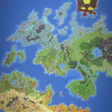 The Map And Short Lore Of My World R Worldbox