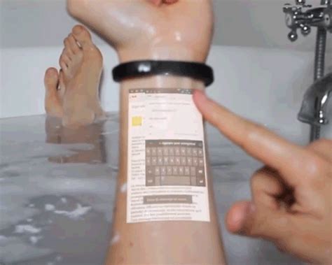 Cicret Bracelet Turns Your Skin Into A Touch Screen Device
