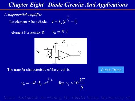 Chapter 08 Ppt Diode Circuit And Applications Ppt