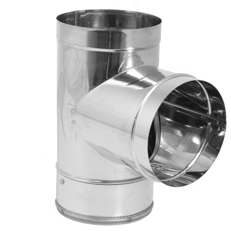 Duravent 6dbk Tss Stainless Steel 6 Inner Diameter Durablack Stove