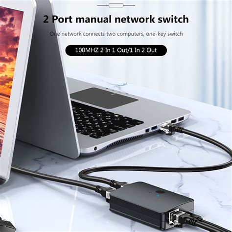Mini 2 Port Desktop 1000 Mbps Network Switch Rj45 Grandado