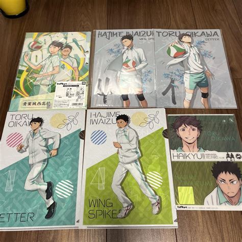 ハイキュー クリアファイル＆下敷き 青葉城西 メルカリ