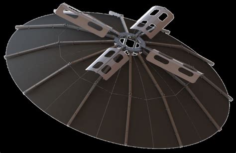 Deployable Reflector Concept Consists Or Repeating Radial Arm