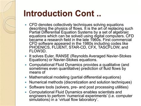 Computational Fluid Dynamics For Chemical Reactor Design Ppt