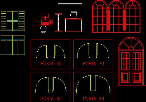 Door And Windows Details Cad Design Free Cad Blocks