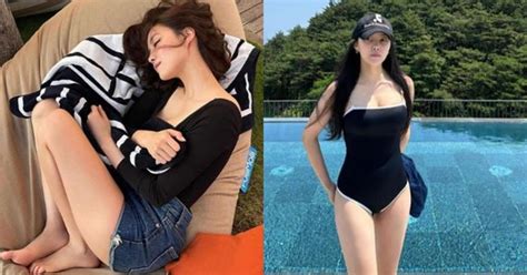 타아라 효민 인형 같은 수영복 몸매 2 23 라는 글과 함께 Sns에 게재
