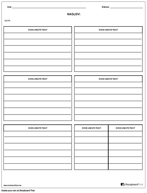 Kutije Obložene Storyboard by hr examples