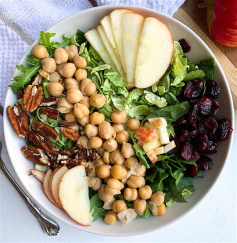 Autumn Chopped Salad With Homemade Dressing Naturally Being Nat