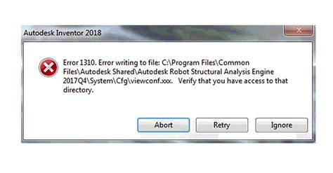 修复错误 1310写入文件时出错 ErrorTools