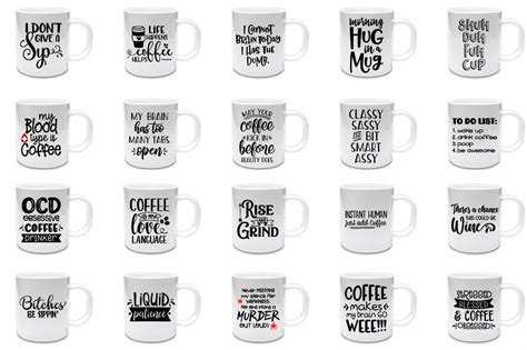 Coffee Quotes Bundle SVG PNG DXF EPS By Craft Pixel Perfect TheHungryJPEG