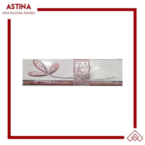 Jual Lis Keramik Dinding Drupadi Pink Lis Dinding 6 5x25 Cm Lis Keramik Dinding Timbul
