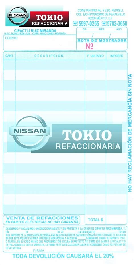 Nota De Remisi N Obt N Tu Formato Editable De Excel Aqu