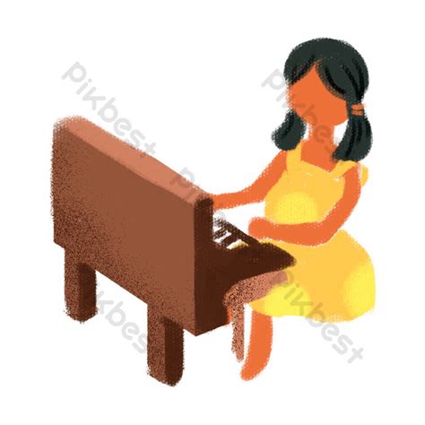 Cute Organ Girl Free Element Png Images Psd Free Download Pikbest