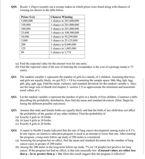 Solved Q5 Use The Table Below To Answer Questions A B