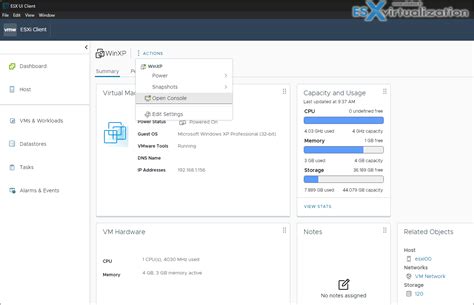 VMware ESXi Host Client Re Born ESX Virtualization