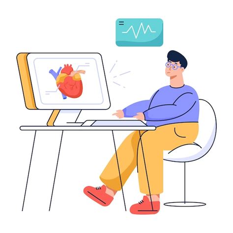 진단 평면 디자인의 그림 프리미엄 벡터