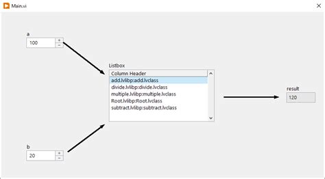 Labview Class Plugin Example 基于 Labview Class 实现插件机制的范例