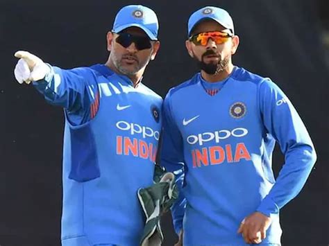 Virat Kohli Says Ms Dhoni Played A Big Role In Him Becoming Captain