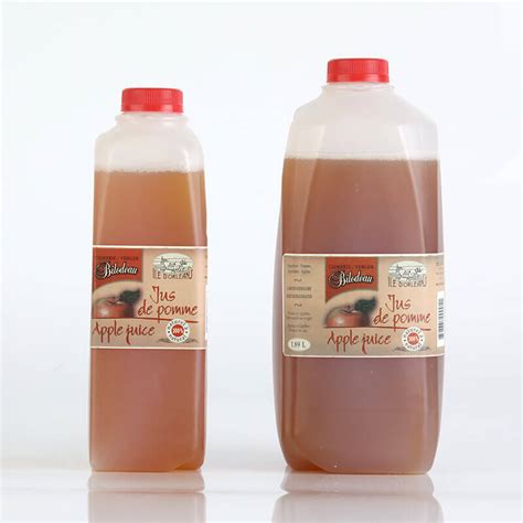 Jus De Pomme Naturel Cidrerie Verger Bilodeau