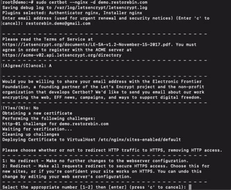 Thiết lập LetsEncrypt cho Nginx bằng Certbot để có Chứng chỉ SSL miễn phí