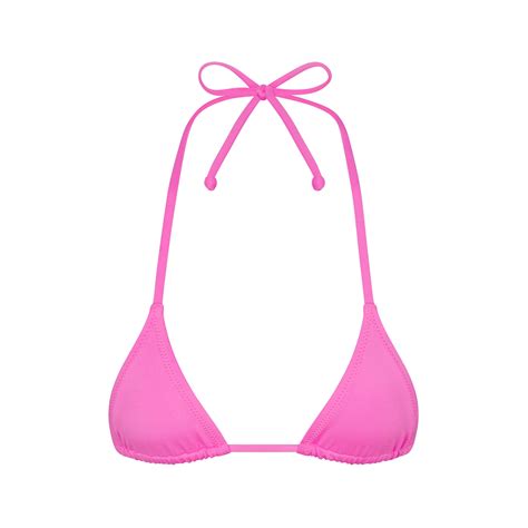 Swim Micro Triangle Top Taffy Skims