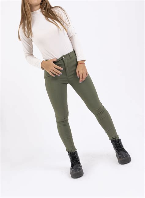 Pantalon Bengalina Con Cierre Y Botón 091 Newliza