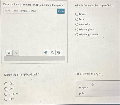 Solved Draw The Lewis Structure For BF3 Including Lone