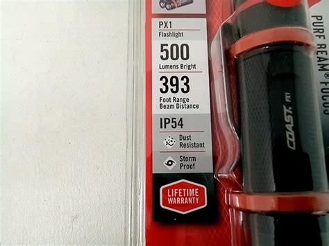 Coast 315 Lumen PX1 Pure Beam Focusing Flashlight Dutch Goat