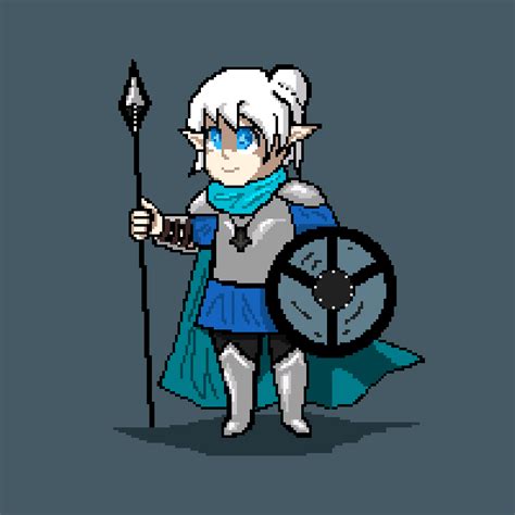 Pixilart Artemis My Half Elf Tempest Cleric By Nightfaller315
