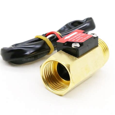 1 2 Yf B2 Brass Water Hall Flow Sensor Flow Grandado