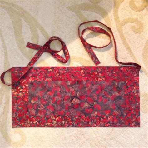 Apron For Post Surgery Drainage Bottles With Long Ties