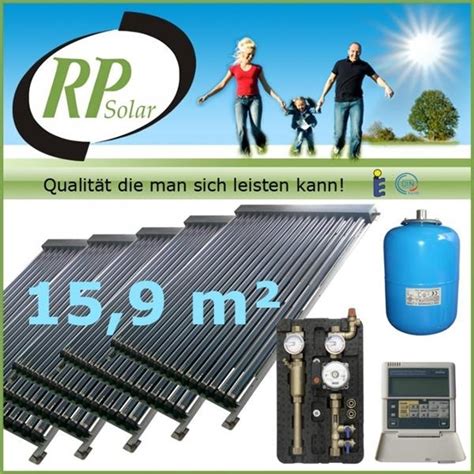 Solaranlage Warmwasser Vakuumröhren Komplettpaket Solarpaket X m² eBay
