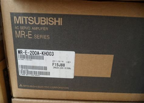 Mitsubishi Electric Ac Servo Amplifier Mr E 200a Kh003 2kw Industrial