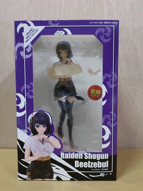 低價特賣 原神 雷電將軍 性感制服 軟胸巨乳美少女 可脫式精緻pvc公仔 露天市集 全台最大的網路購物市集