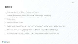 Continuous Testing With Service Virtualization PPT
