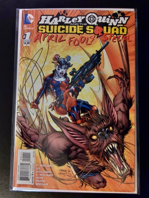 Harley Quinn And The Suicide Squad April Fools Special 2016 Cover By