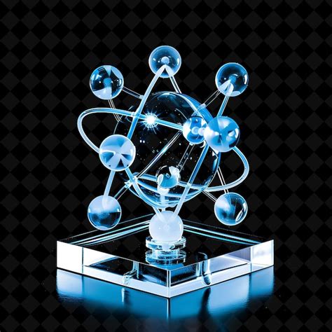 Bose Einstein Gate With Condensate State And Ice Blue Atoms Png Y2k