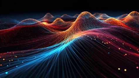 Premium Ai Image Stream Of Interlaced Strings In A Big Data Field A