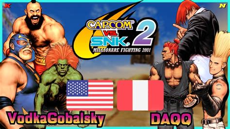 Capcom Vs SNK VodkaGobalsky VS DAQQ FLYCAST FIGHTCADE YouTube
