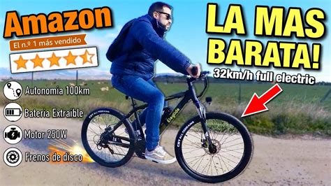 ASÍ es la BICI ELÉCTRICA de montaña MÁS BARATA de AMAZON Eleglide M1