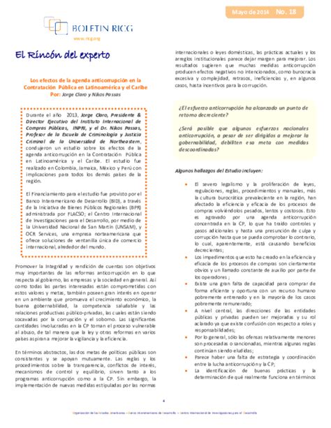 Pdf Los Efectos De La Agenda Anticorrupción En La Contratación