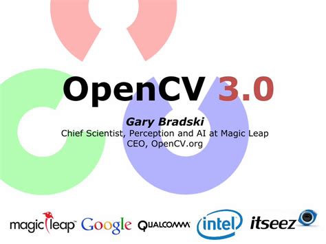 PDF The OpenCV Open Source Computer Vision Library Latest Developments A Presentation From