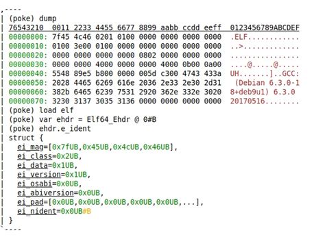 gnu poke 1 0 released for poking at binary data phoronix