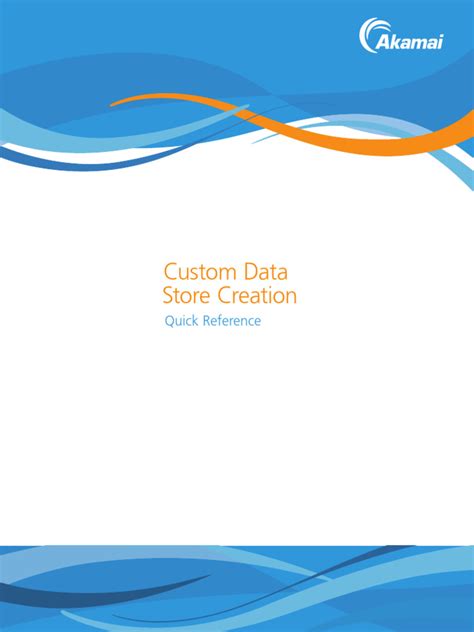 Custom Data Store Creation Brochure Pdf