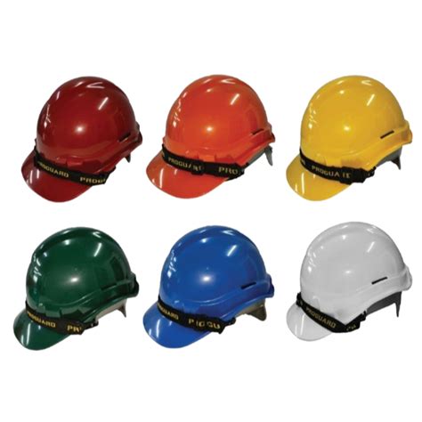 Proguard Industrial Safety Helmet Sirim Certified Red Yellow Orange