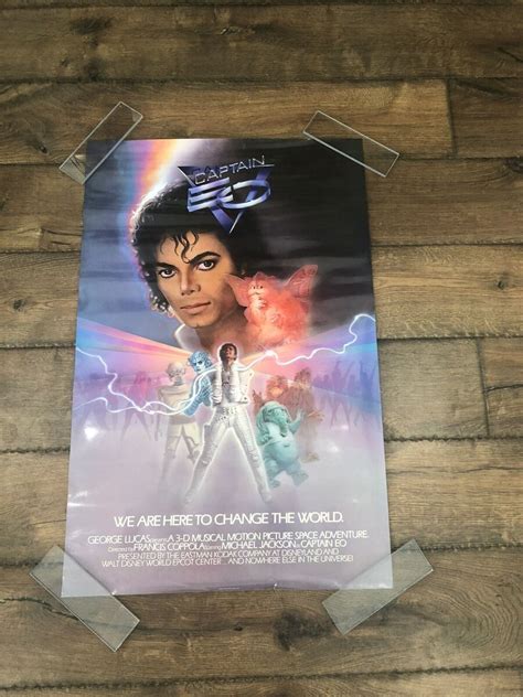 Michael Jackson 1986 Captain Eo Disney × Vintage Rare” Vintage