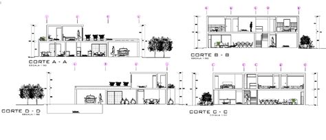 Multi Flooring Hotel Elevation Section Floor Plan Cover Plan And Auto